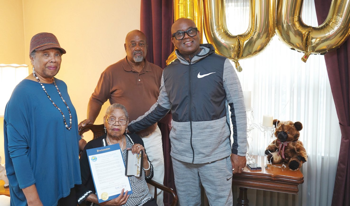 Greater Friendship deaconesses help Geneva Loper celebrate her 100th ...