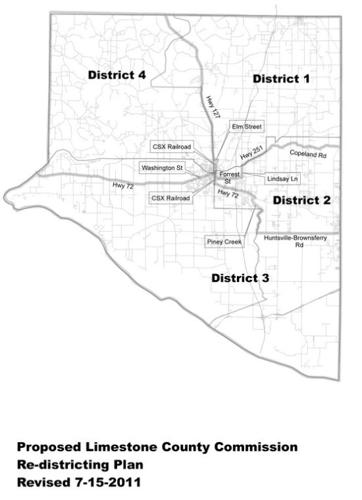 Limestone considers redistricting plans | Local News | decaturdaily.com
