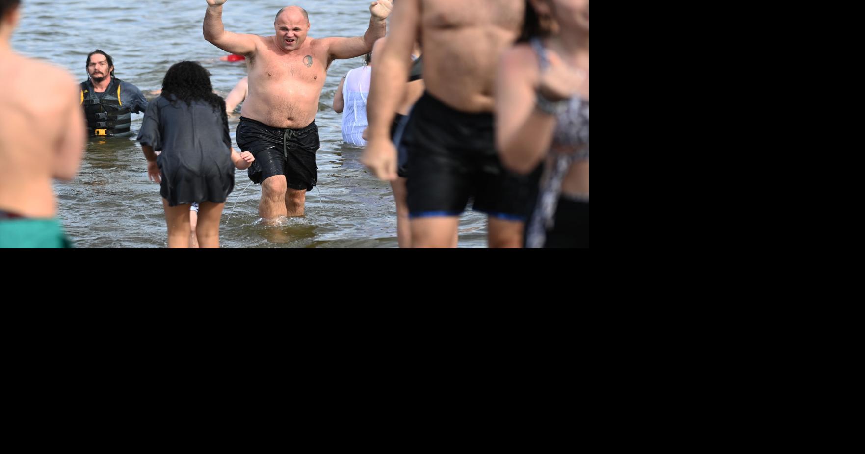 Good Riddance: Residents welcome new year with Polar Bear Plunge ...
