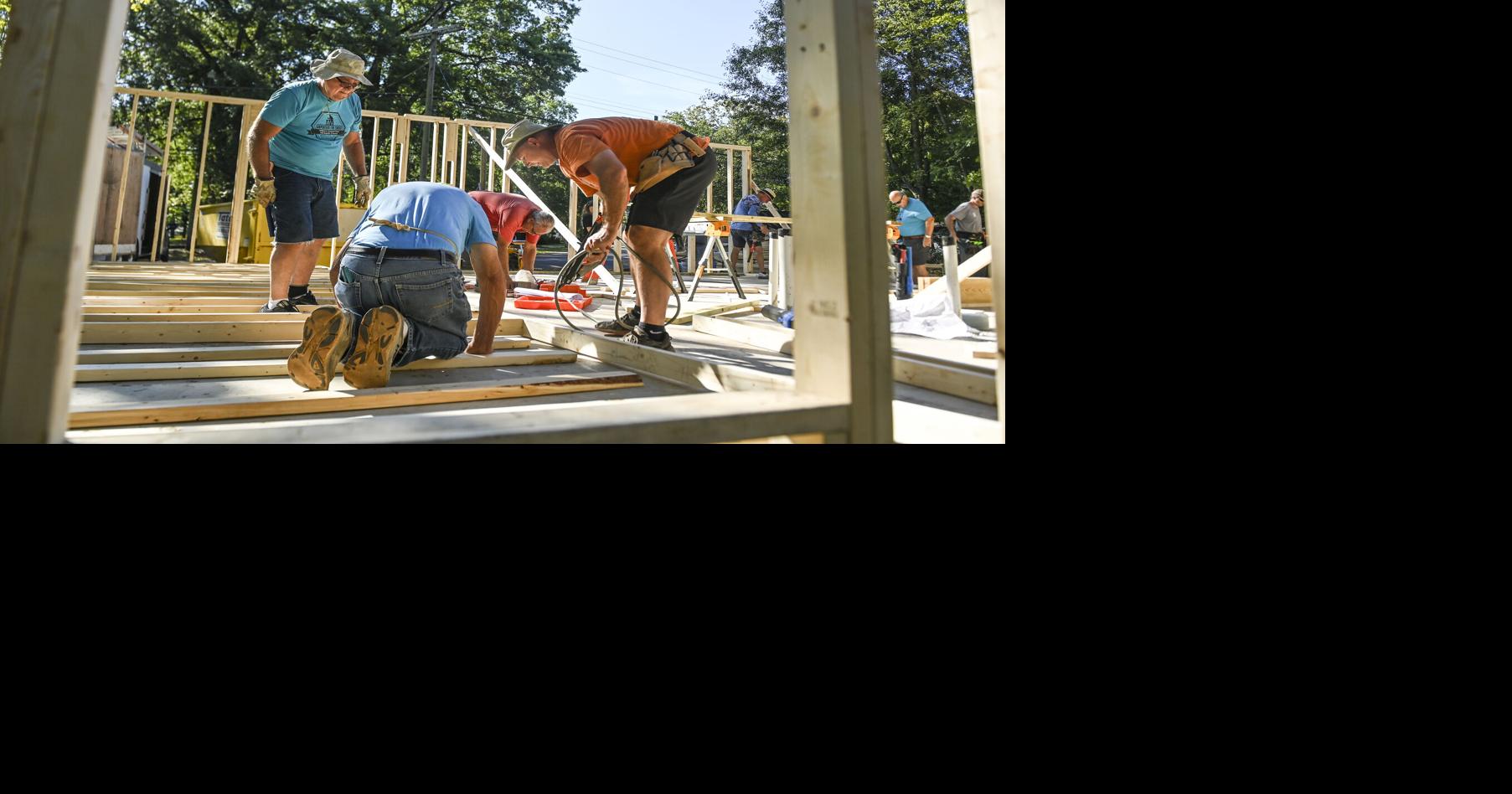 A new Habitat for Humanity group starts building first house in ...