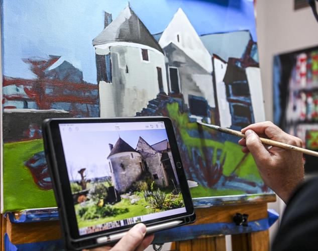 On Canvas: Inside the studio with Decatur artist Rickie Higgins ...