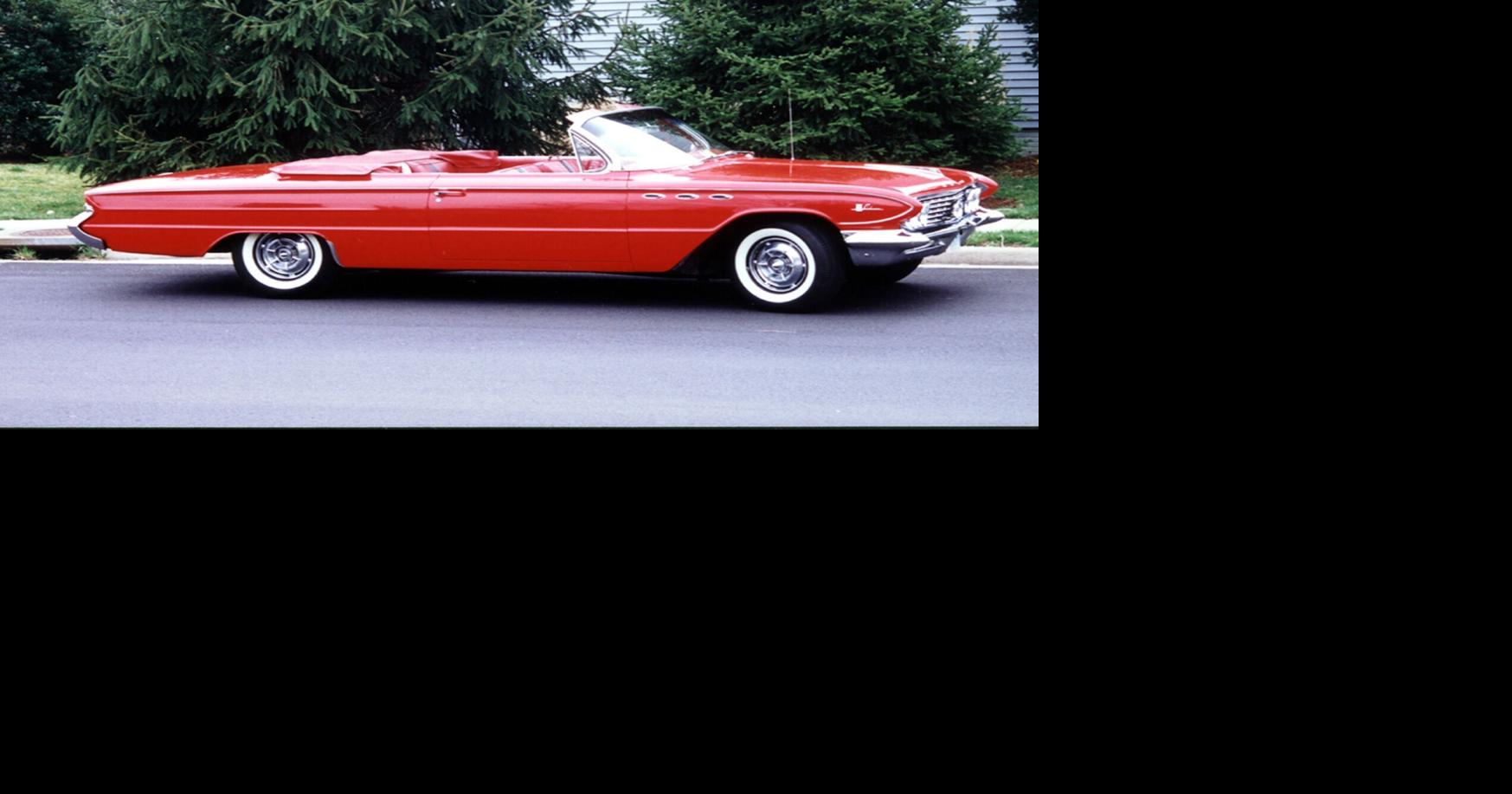 CLASSIC CLASSICS: 1961 Buick LeSabre: Big red convertible driving ...