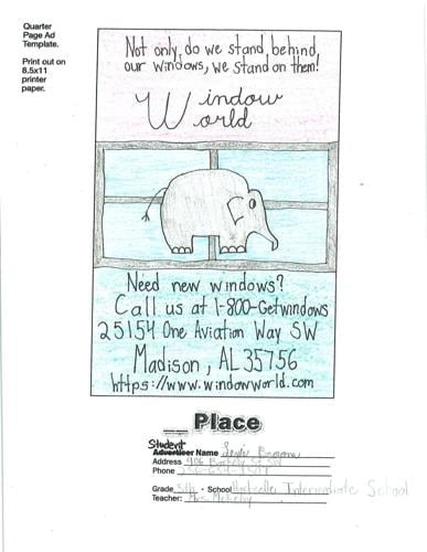 2024 Design an Ad - Window World - Hartselle Intermediate School ...