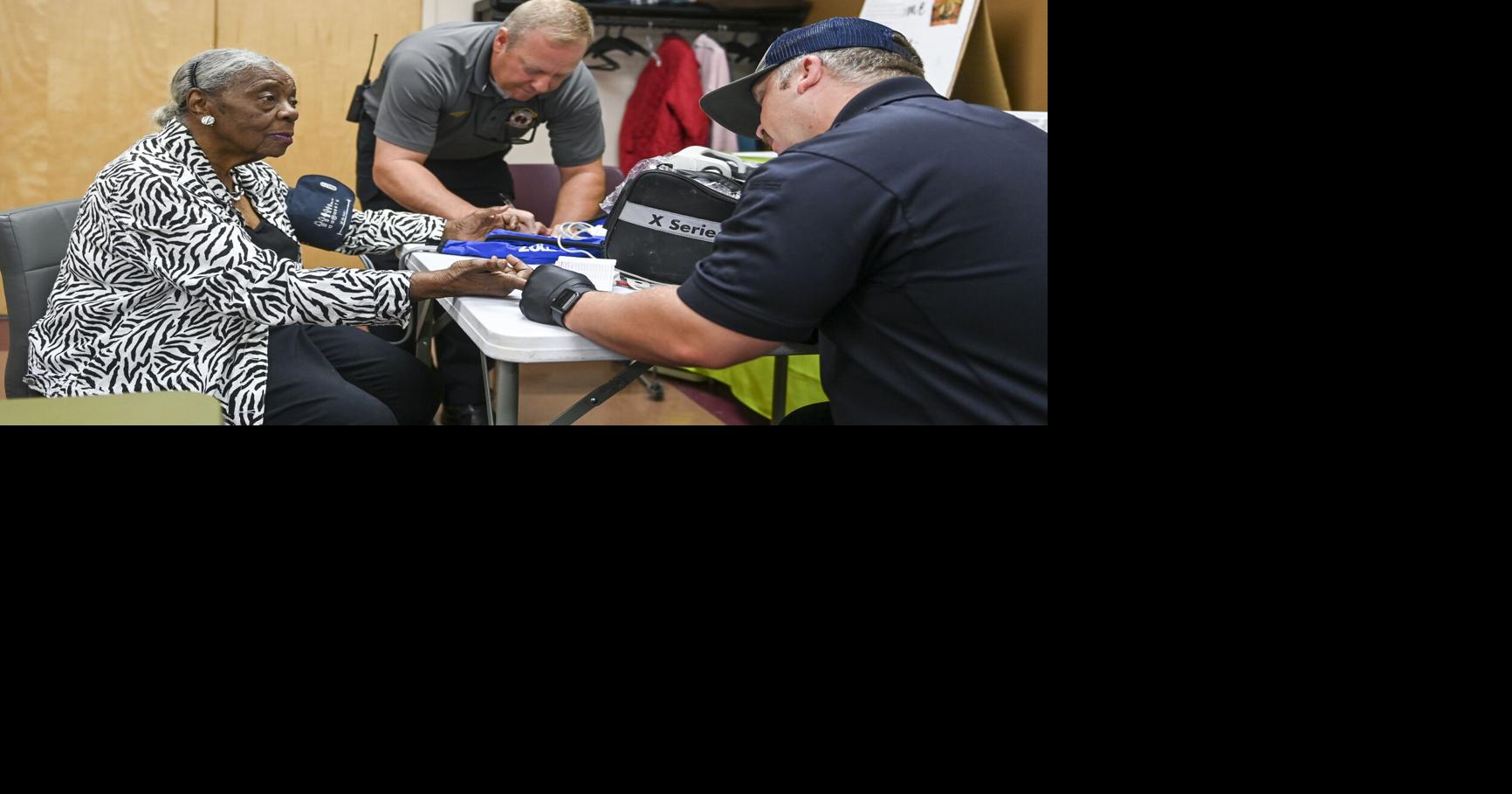 Decatur Fire and Rescue performs checkups for senior citizens at Turner ...