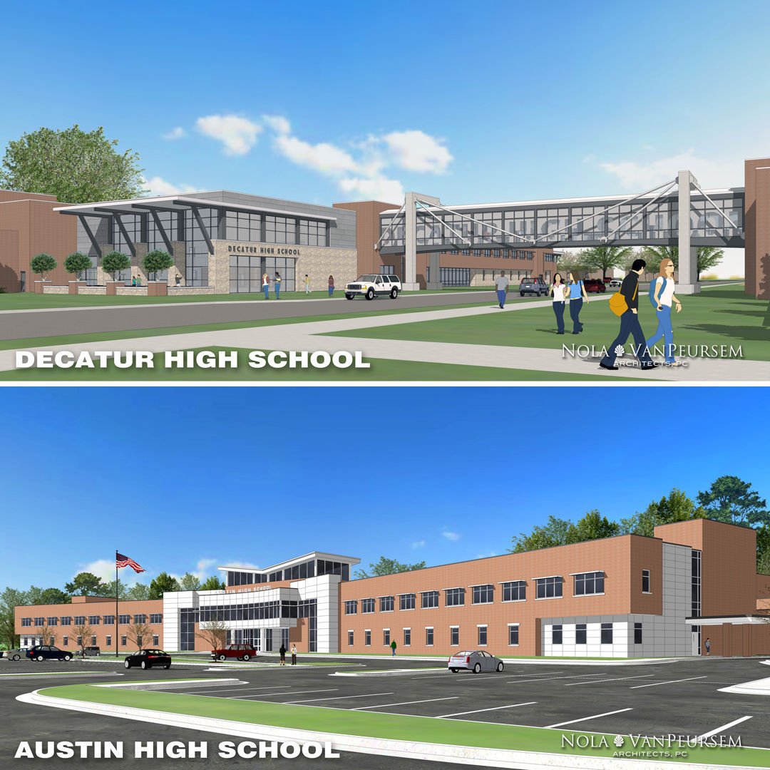 DCS gets exterior view of new high schools | Local News | decaturdaily.com