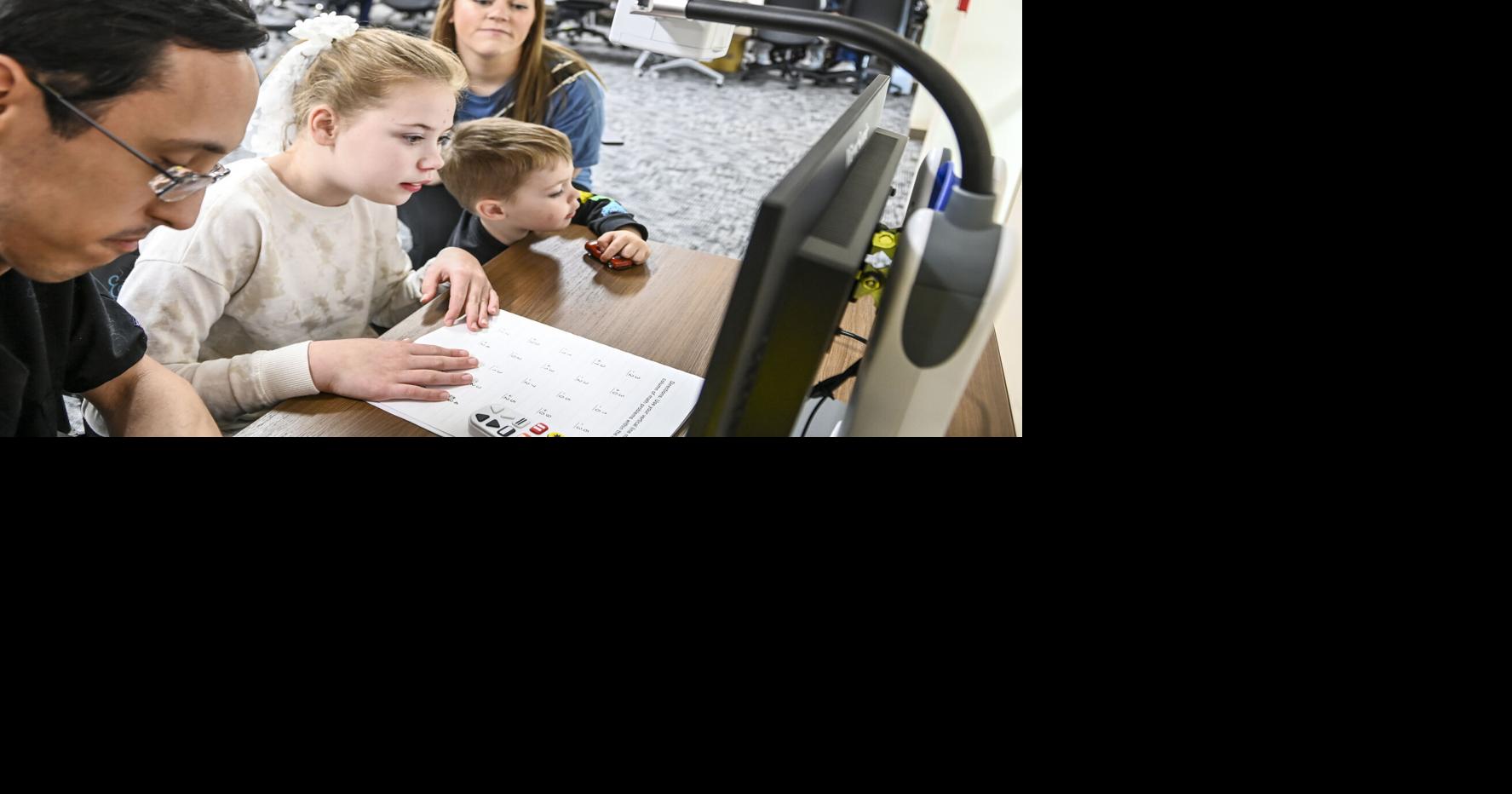 Visually impaired receive assistive vision devices at Institute for ...