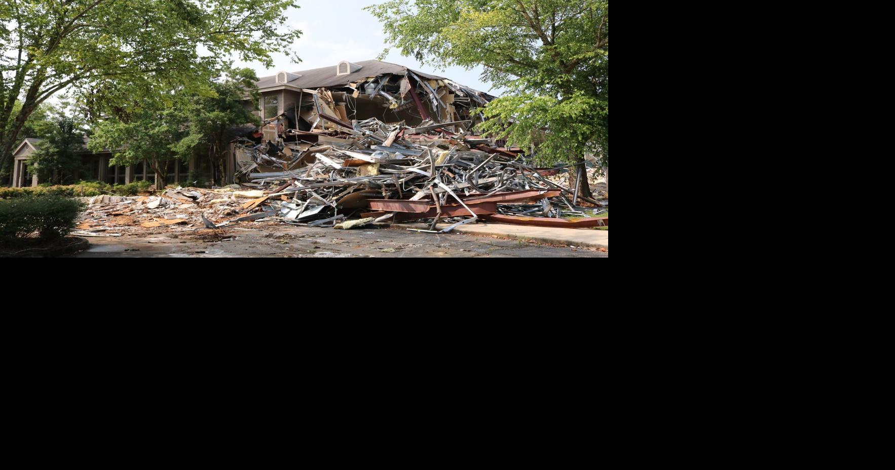 Demolition of former Decatur Country Club building underway | Decatur ...