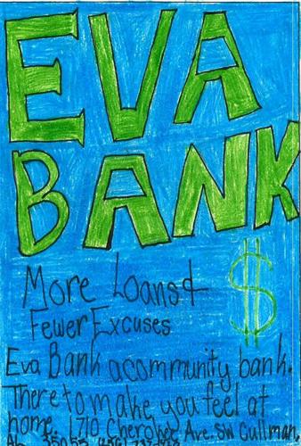 Eva Bank - Design an Ad - 2016 (West Morgan Elementary Eva Bank2) | Eva ...