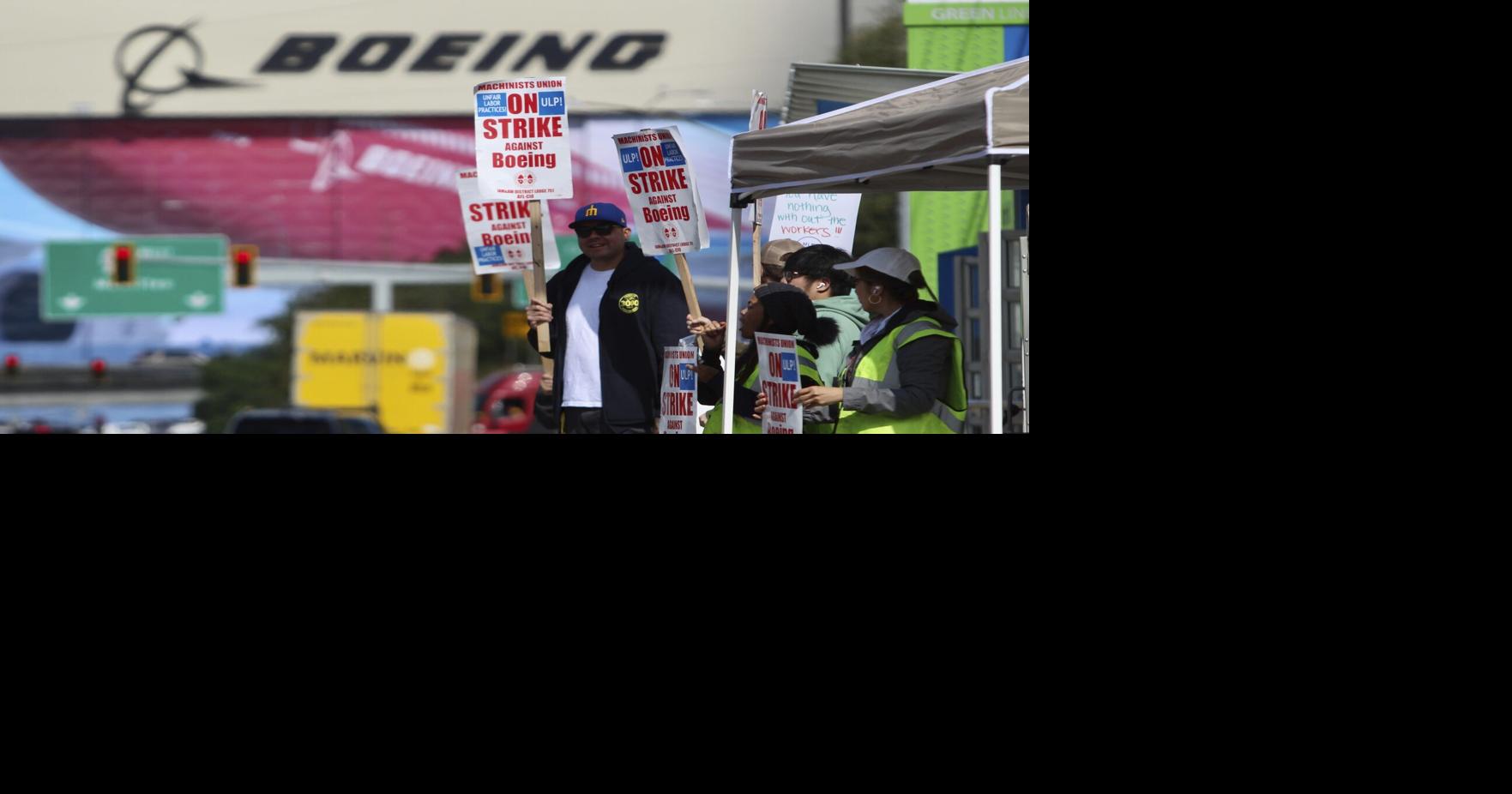 A strike by Boeing factory workers shows no signs of ending after its ...