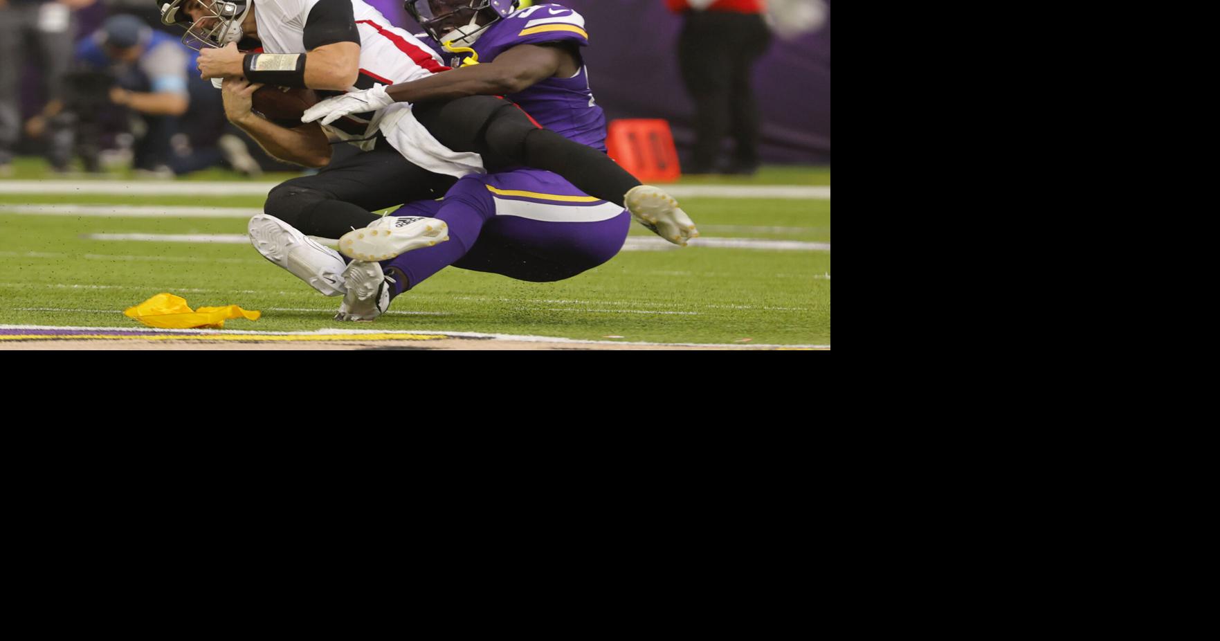 Darnold sets two new career highs with 347 yards thrown and five TDs as Vikings beat Falcons 42 ...