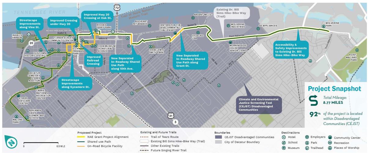 Decatur receives $18.41 million grant for bike trail | Decatur ...