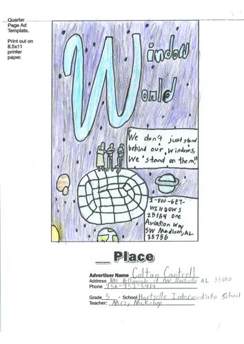 2025 Design an Ad - Window World – Hartselle Intermediate School ...