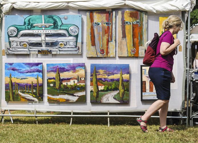 On Canvas: Inside the studio with Decatur artist Rickie Higgins ...