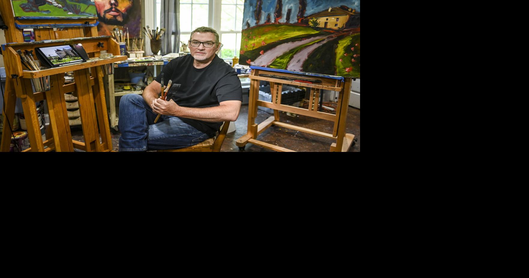 On Canvas: Inside the studio with Decatur artist Rickie Higgins ...