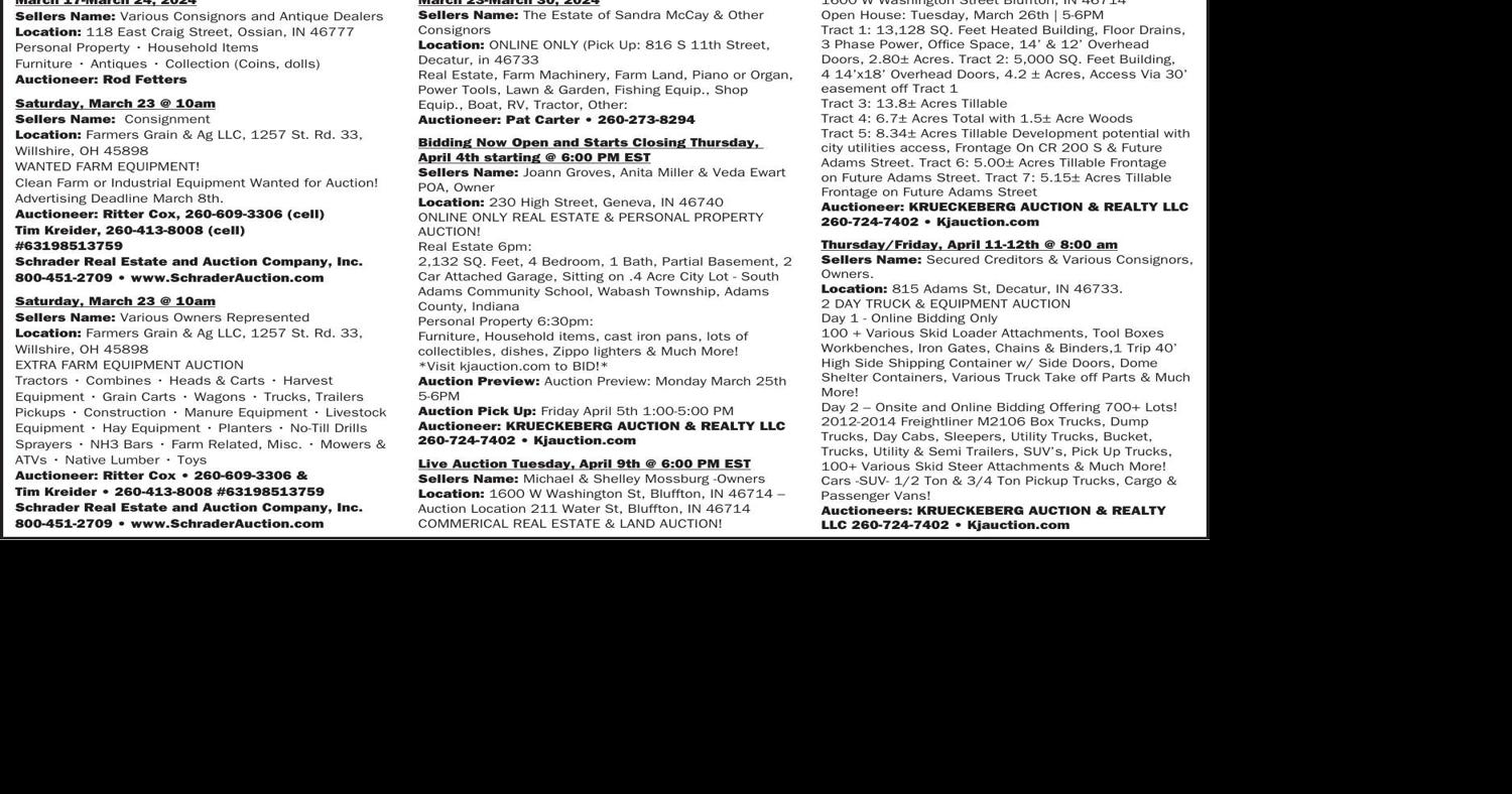 6X6 AUCTION | | decaturdailydemocrat.com