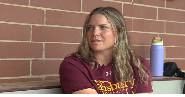 In the dugout with Smyrna Alumna and Salisbury Softball home run leader ...