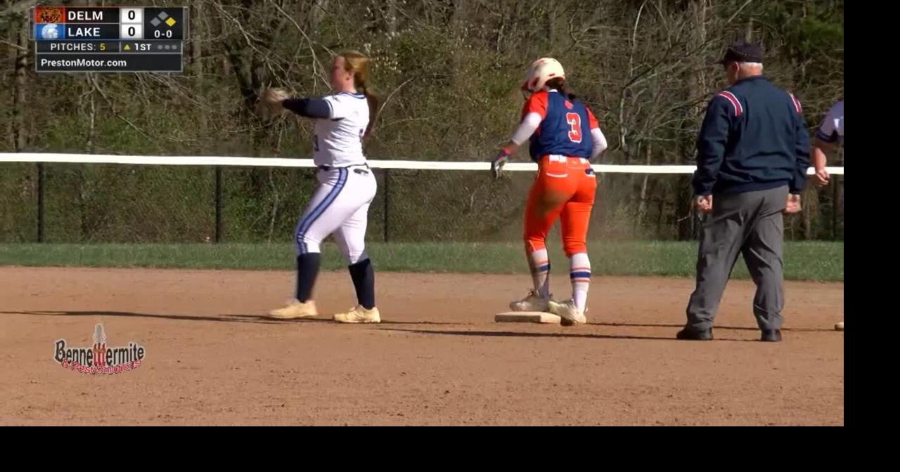 Highlights: Lake Forest Softball Knocks off Delmar 2-1 Behind Sumpter's ...