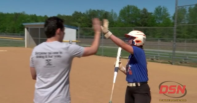 Delmarva Sports Network Demonstration with Delmar Softball: Hitting ...