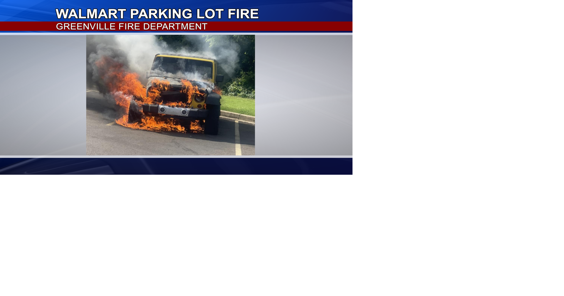 Vehicle Fire Erupts in Walmart Parking Lot | Local News | deltanews.tv