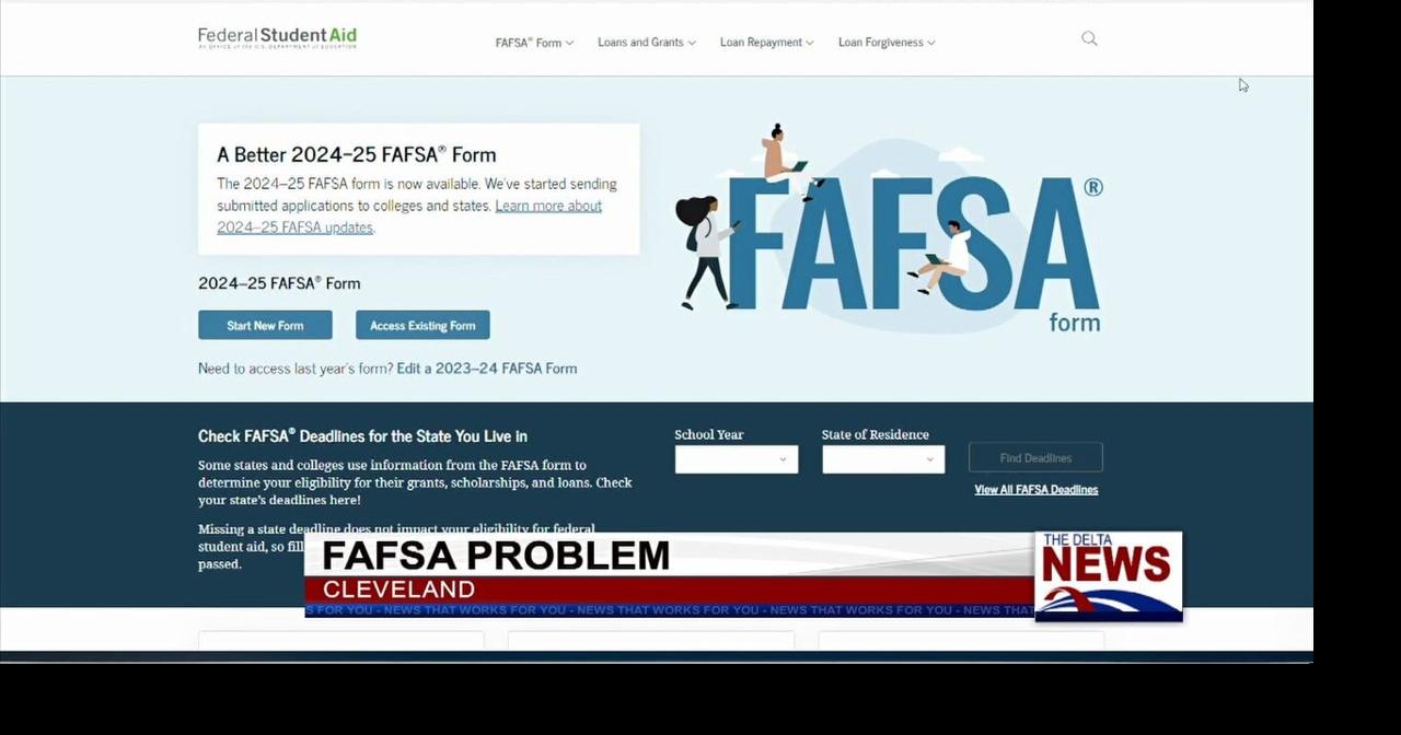 FAFSA Problem | News | deltanews.tv