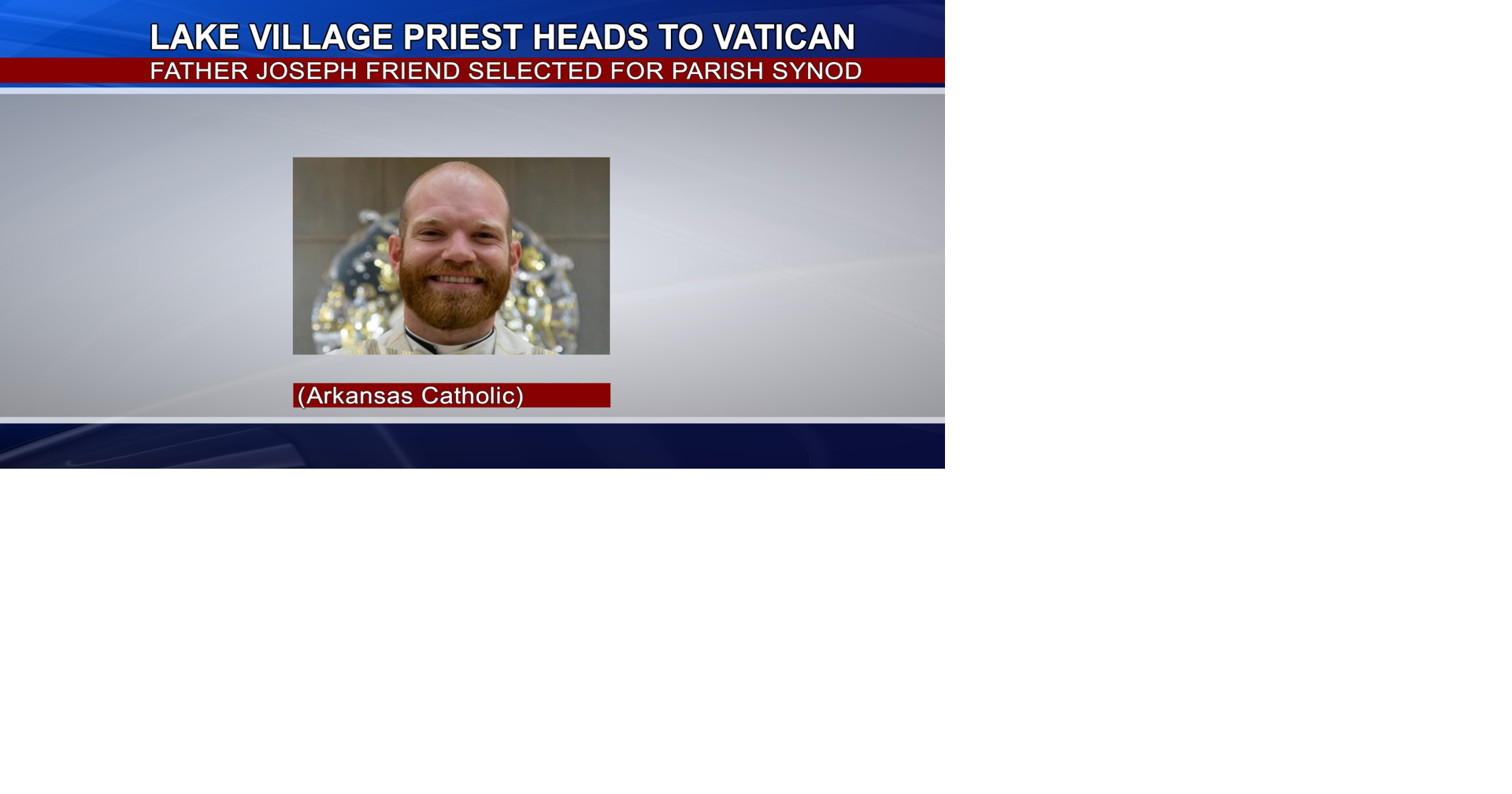 Local Priest heads to The Vatican | News | deltanews.tv