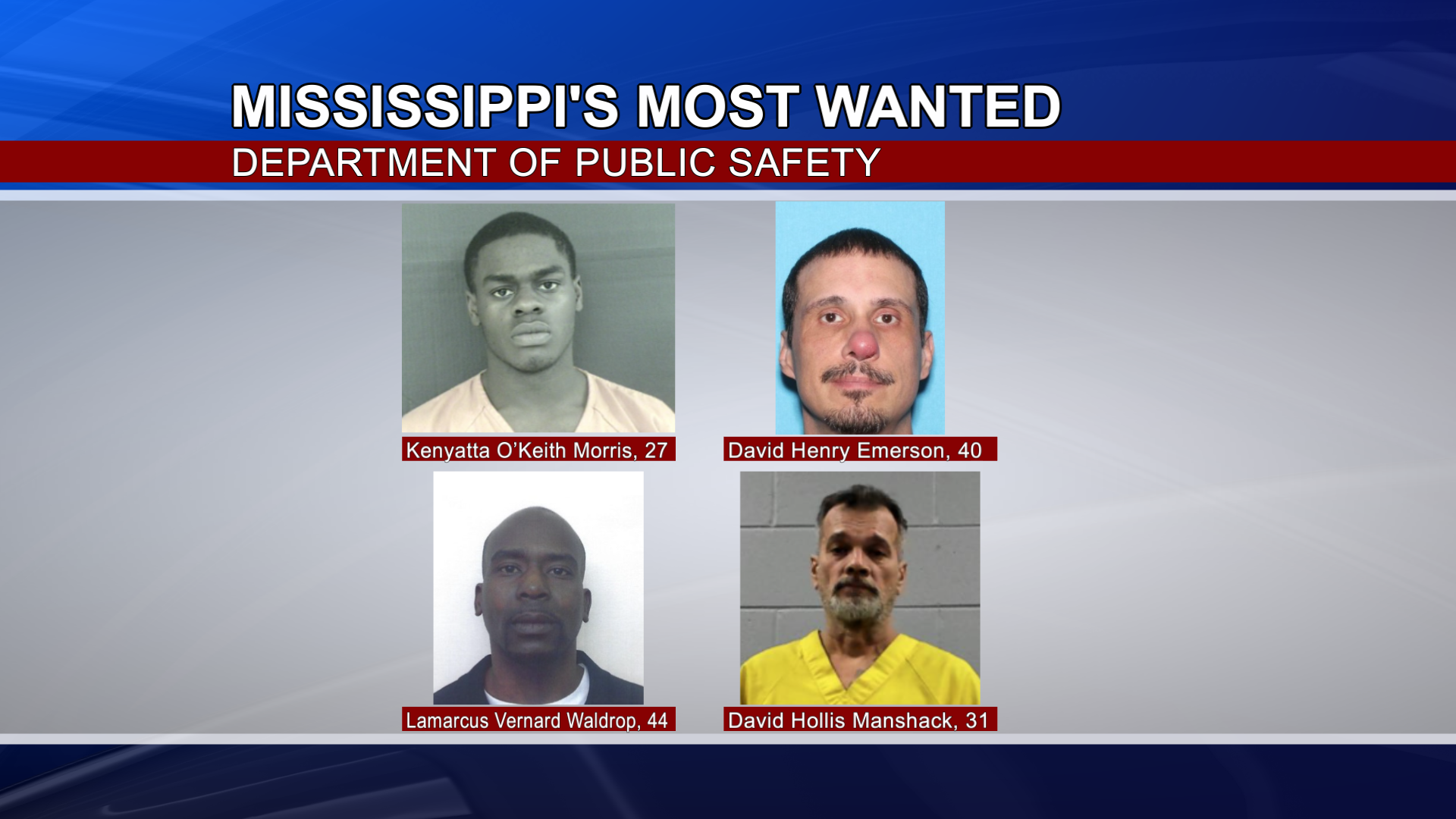 Mississippi's Most Wanted | Regional News | deltanews.tv