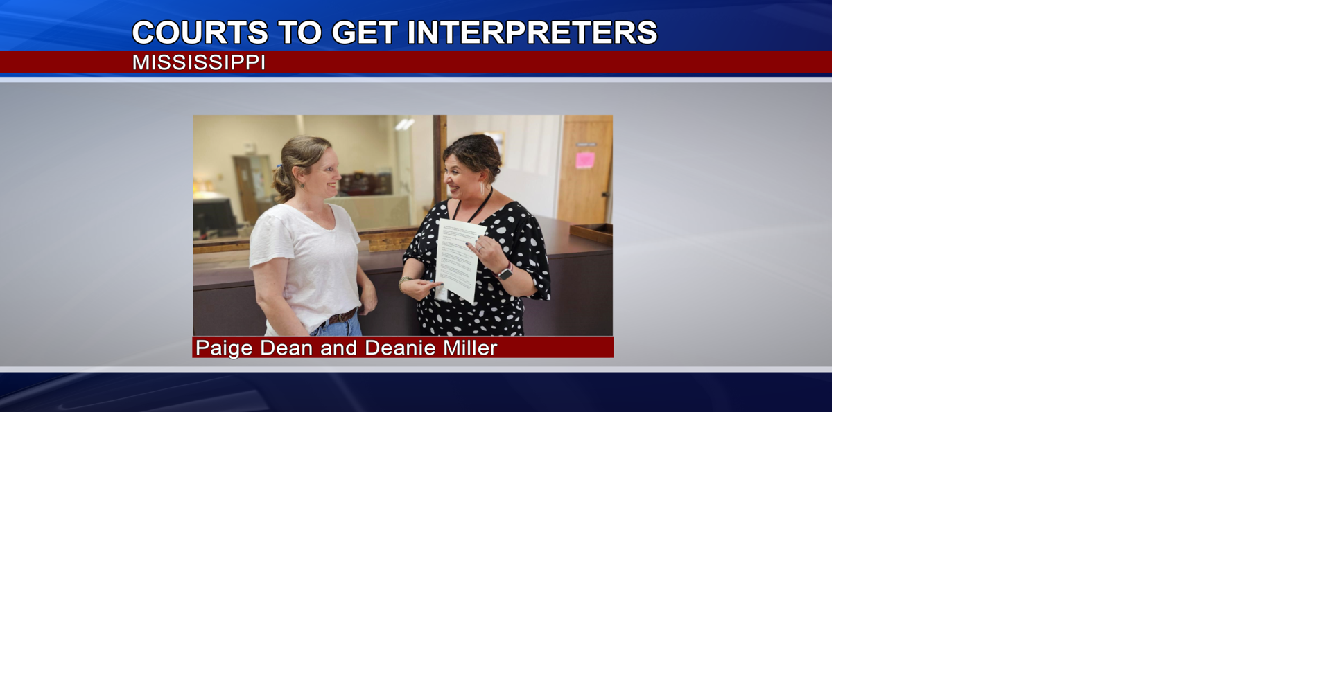 Mississippi courts to have interpreter signs | News | deltanews.tv