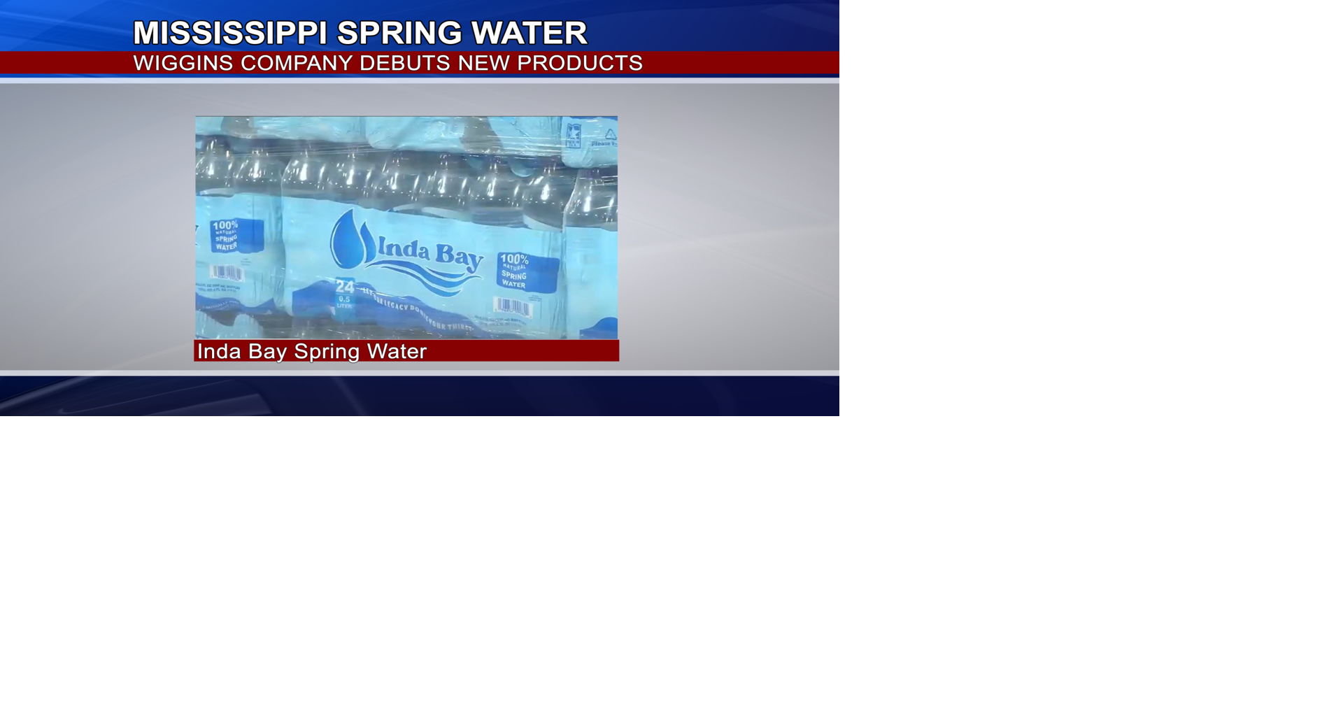 Company Debuts Mississippi Spring Water | News | deltanews.tv