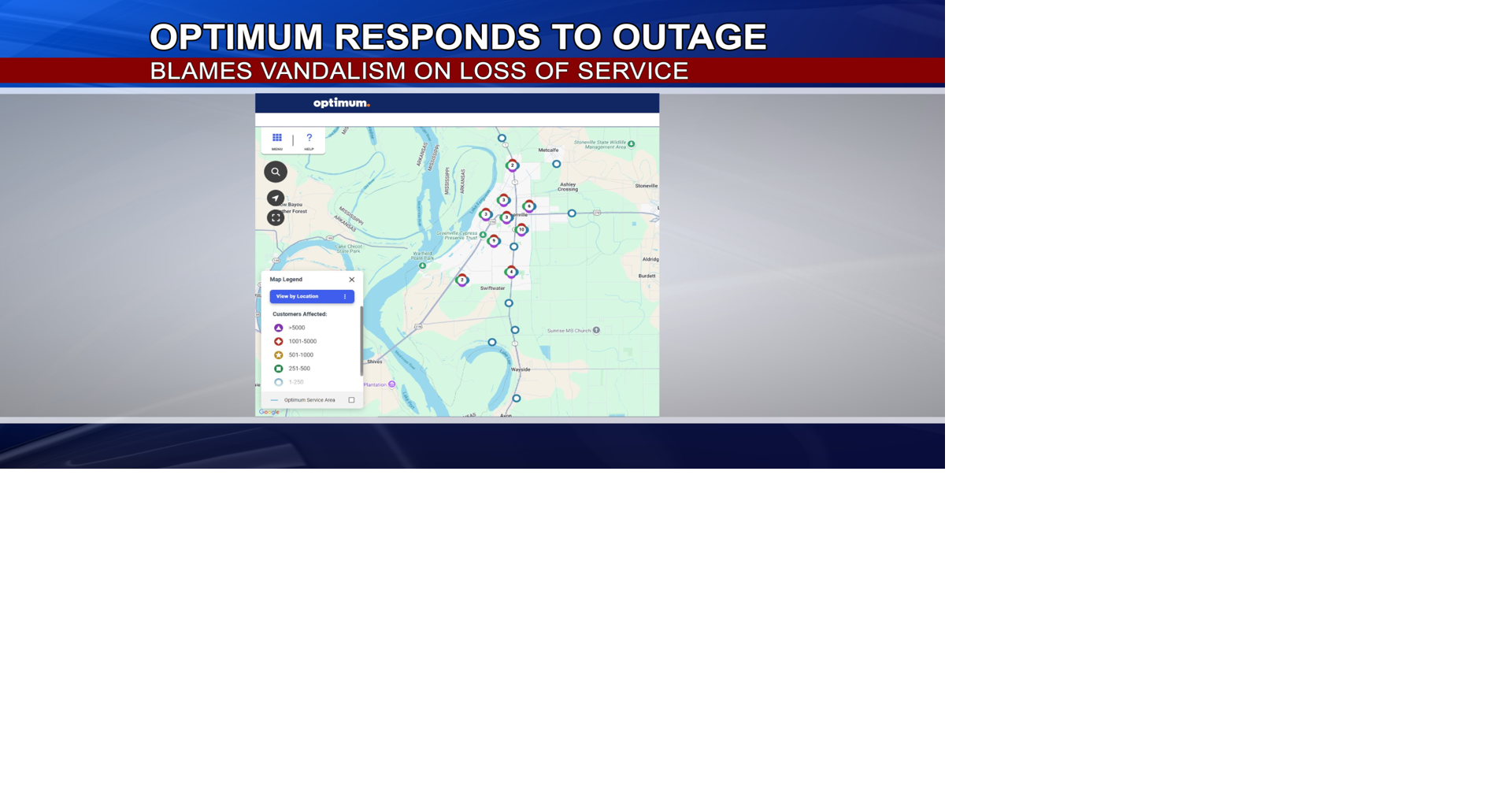 Optimum Cable Outage Update | Local News | deltanews.tv