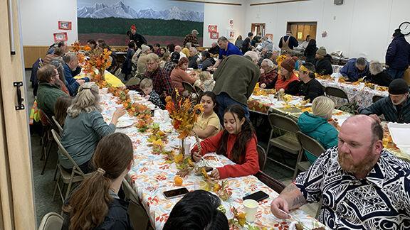 Crowd turns out for Community Thanksgiving Dinner | Local ...