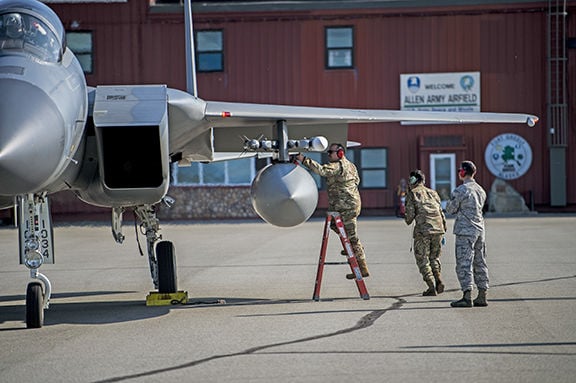Airmen exercise Agile Combat Employment at Allen Army Airfield during ...