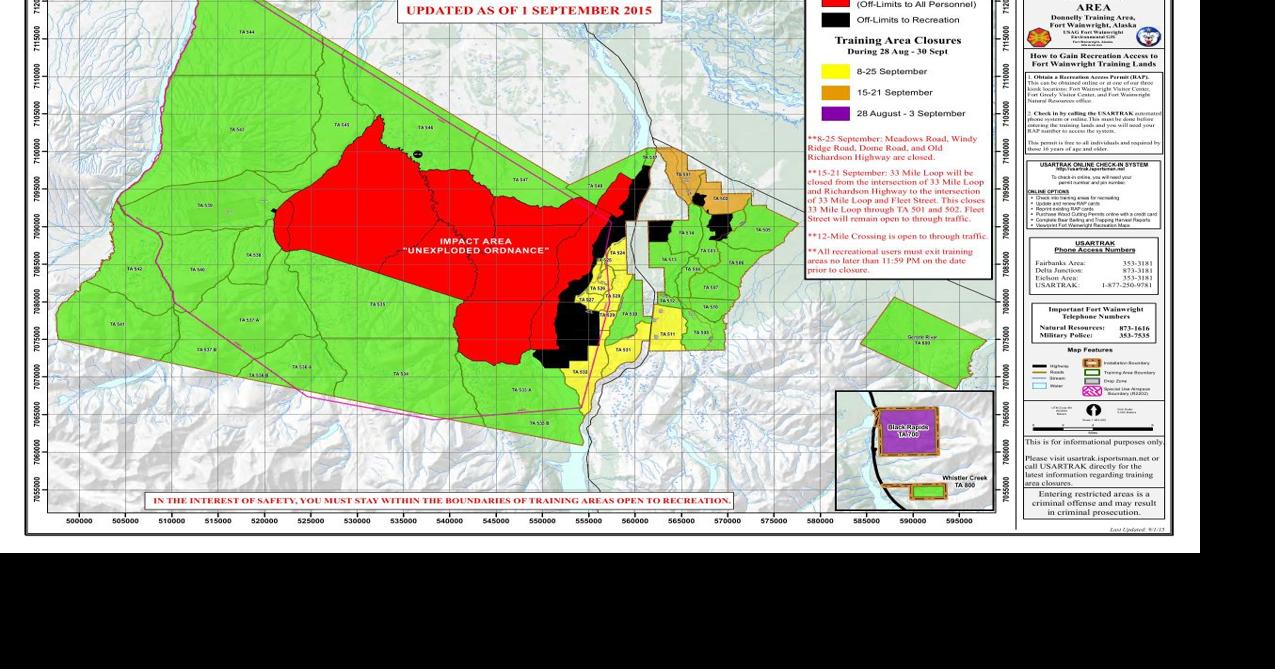 Fort Wainwright releases new maps for hunting areas | Outdoors ...