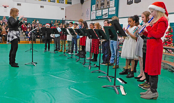 Delta Elementary students put on holiday show in packed gym | Delta ...