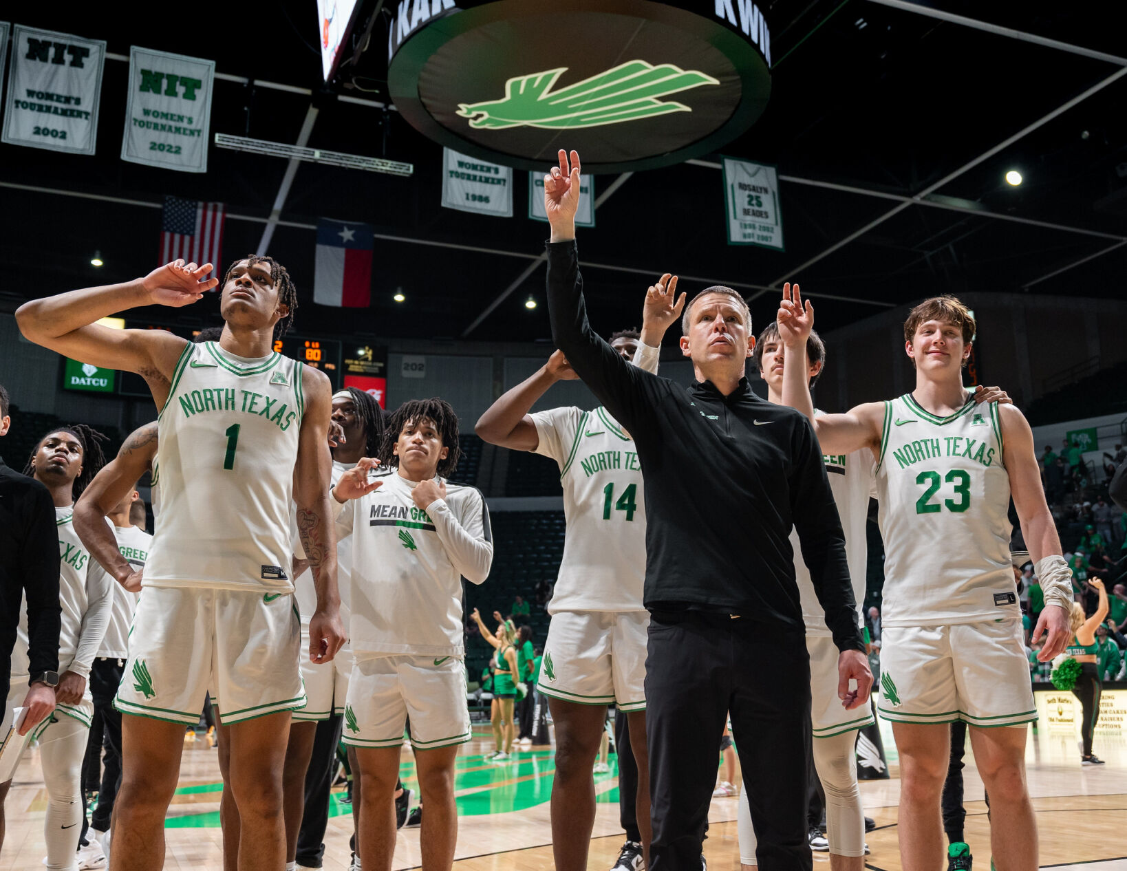 UNT men s basketball team gets 10 games on ESPN channels this season Mean Green dentonrc