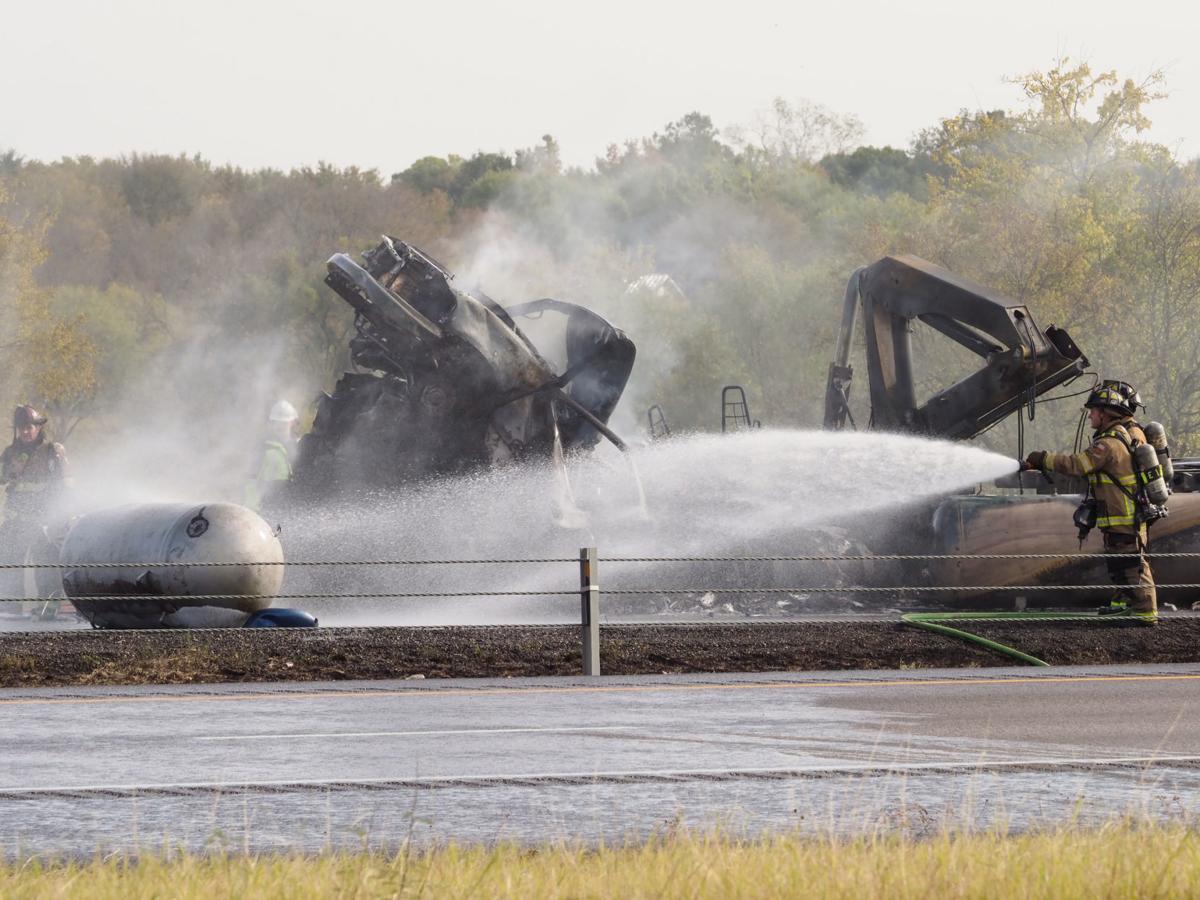 Three people killed following crash, explosion on Interstate 35W | News ...