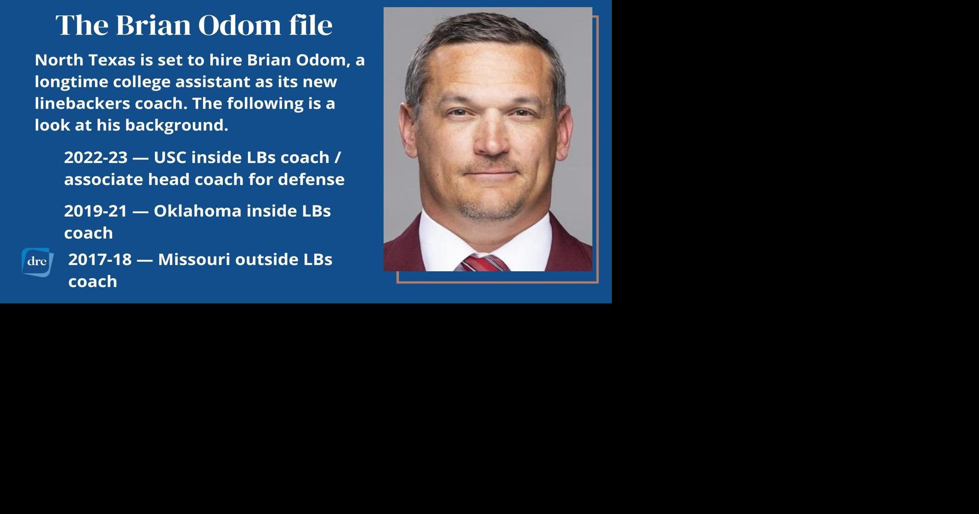 Source: UNT set to hire Brian Odom as its new linebackers coach | Mean ...