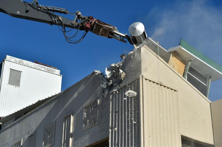 Former UNT athletes reflect on final stage of Fouts Field demolition ...