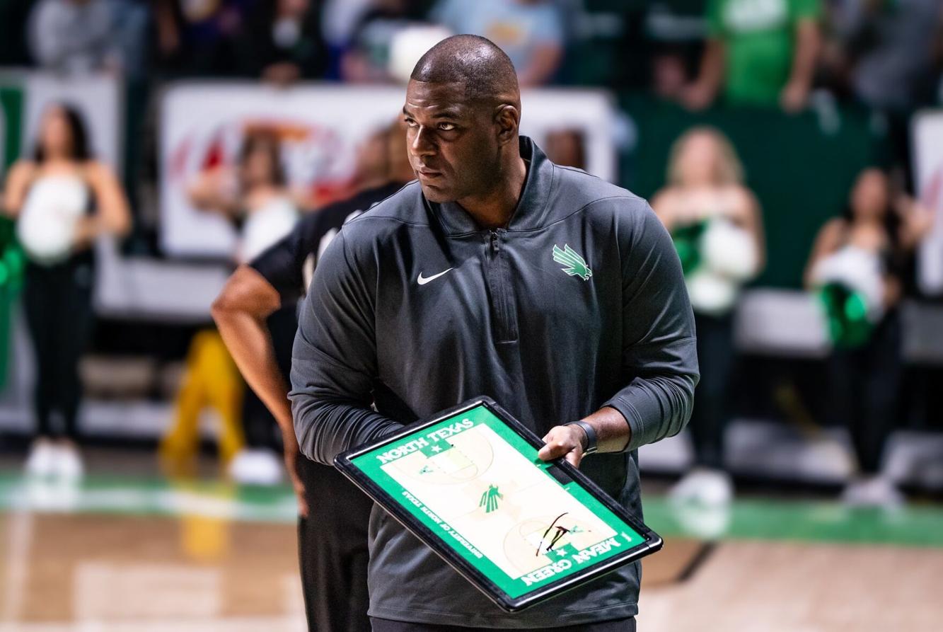 UNT men’s basketball team cruises to win in coach Daniyal Robinson’s ...