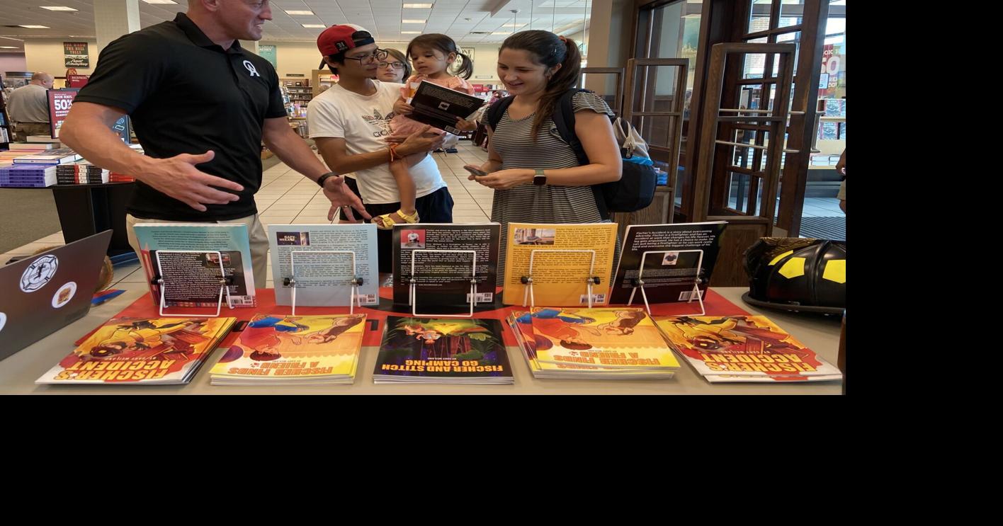 Denton’s ‘Ninja Warrior’ firefighter shows off his books for kids ...