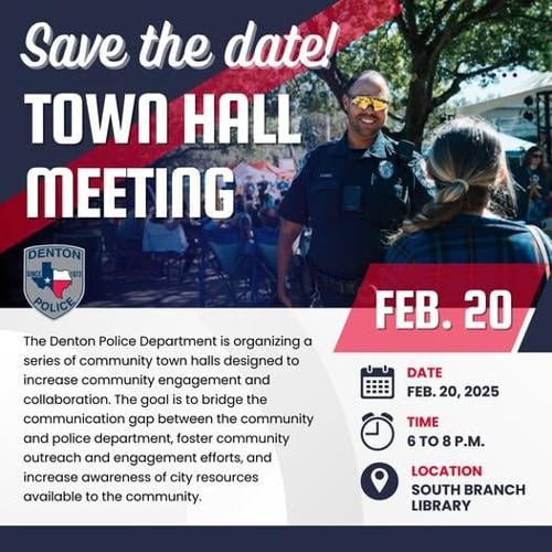 What to expect at the Denton Police Department’s first public town hall ...