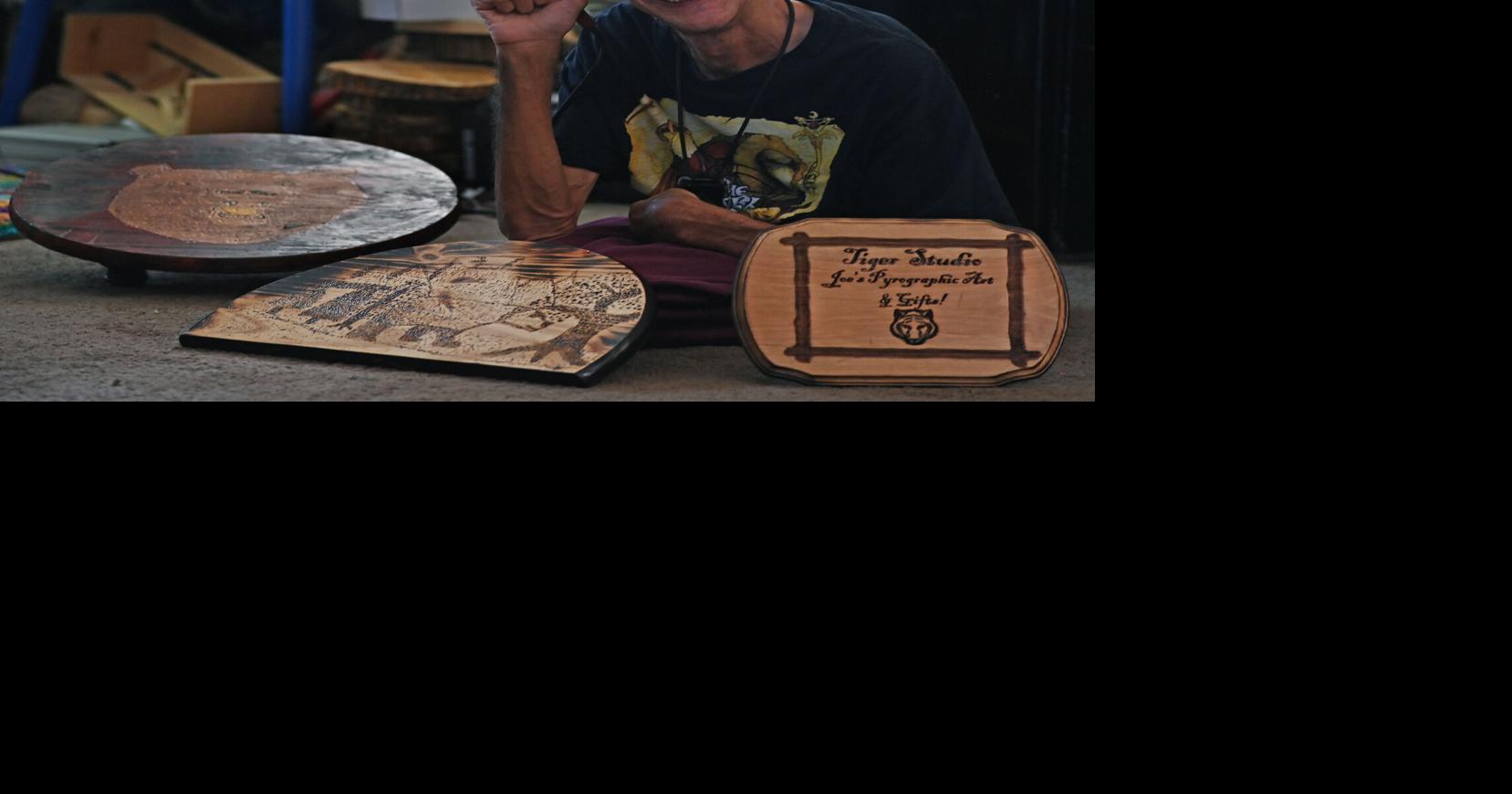 Art for good: Denton man hosts raffle and event to repair the van he ...