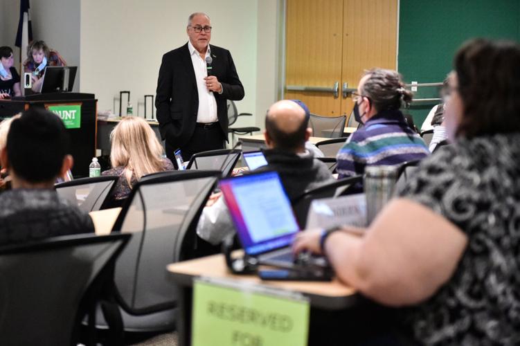 UNT president takes up CRT, transgender issues with Faculty Senate ...