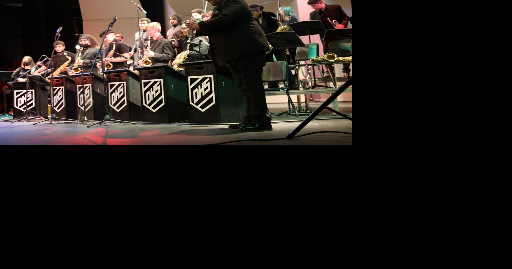 Denton High jazz bands perform their last concert on Fulton Street with ...