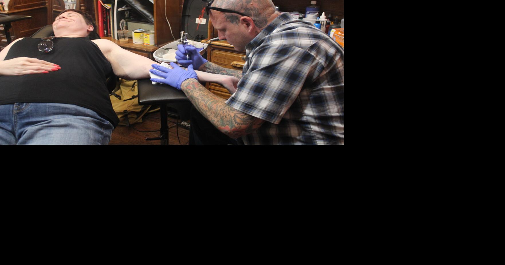 PHOTOS: Locals get tattoos to support Denton Libraries | Denton ...