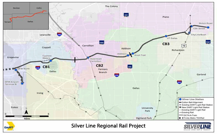 DCTA, DART moving forward with joint rail facility for Silver Line ...