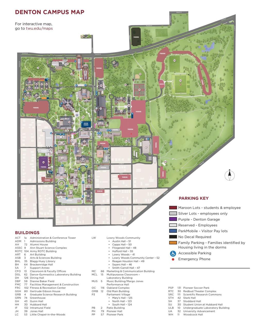 Your guide to UNT and TWU parking passes for 2023-24 | Campus culture ...