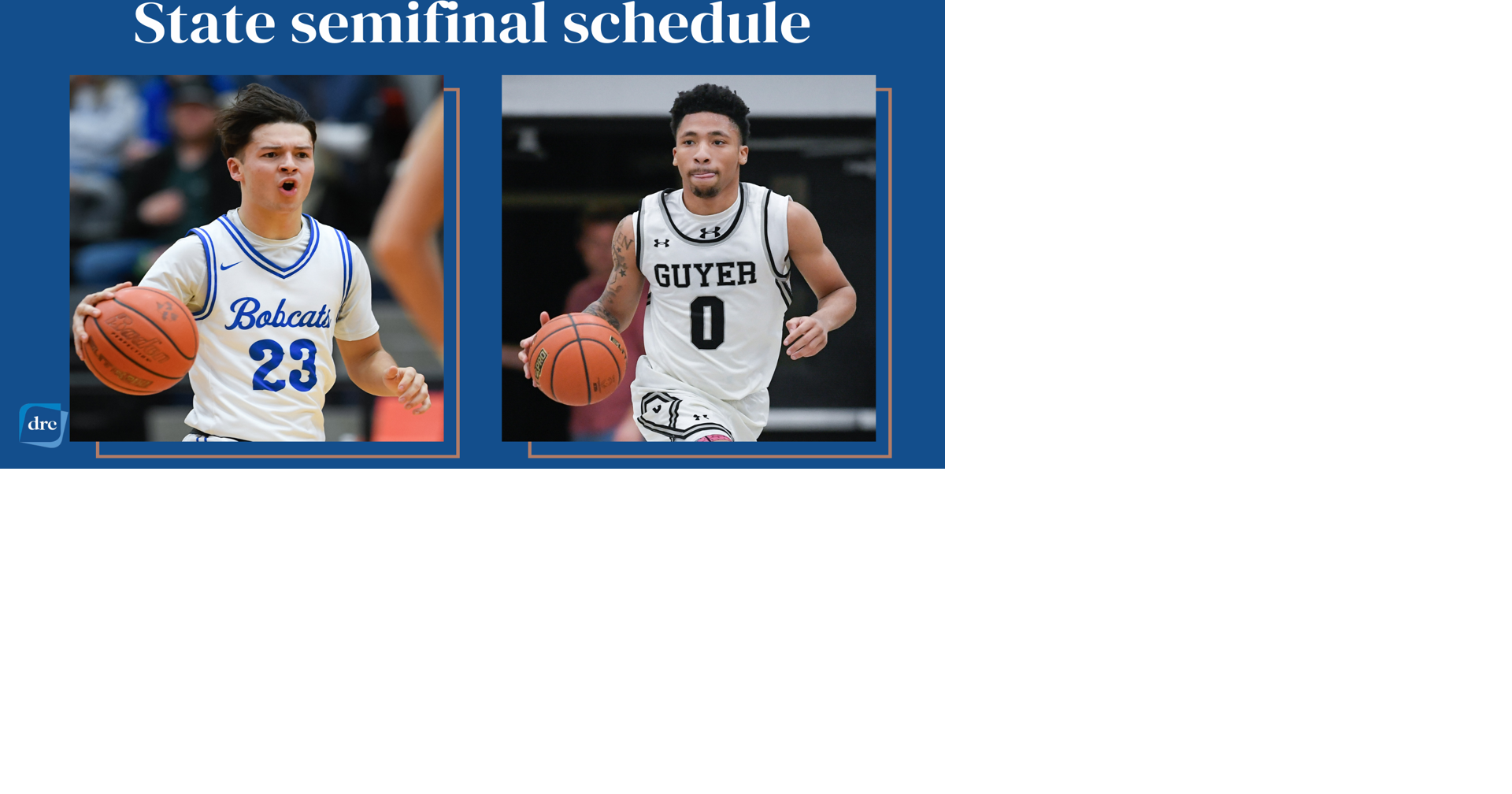 Bracket info for Guyer’s and Krum’s boys basketball teams ahead of ...