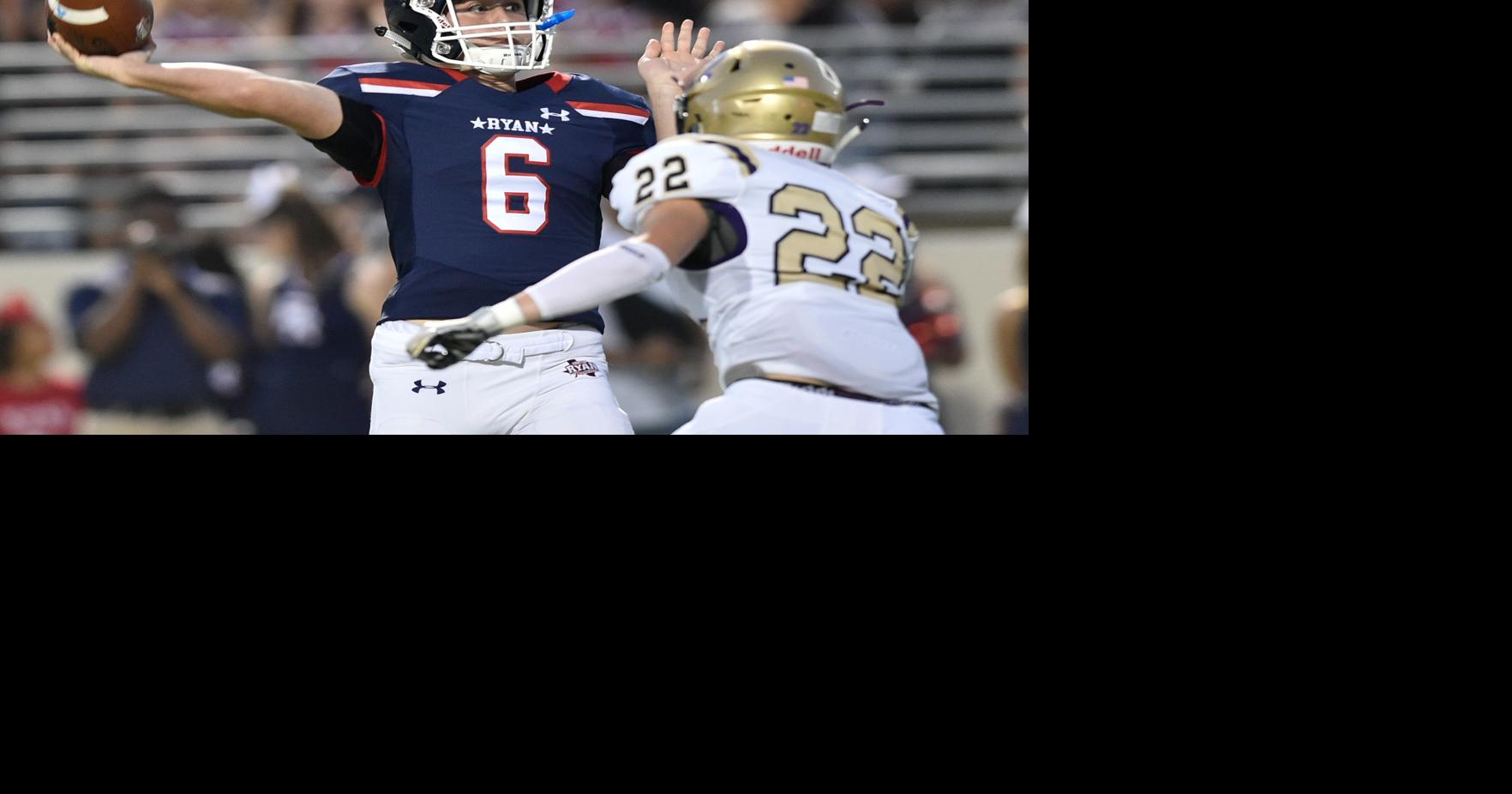 Football: No. 2 Ryan opens district play as favorite against rival ...