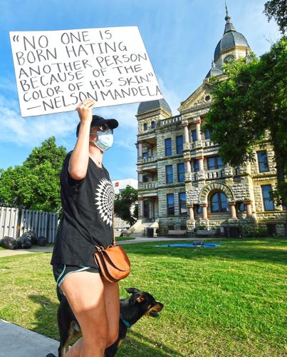 Denton protesters gather on Square for second night, this time with a ...