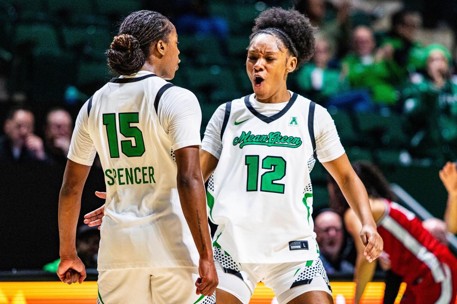 UNT coach Jason Burton calls on fans to come see forward Megan Nestor ...